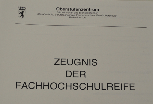 Fachabitur und Abitur 2010 - Feierliche Zeugnisübergabe